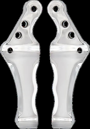 SM Polished 13 Radial Fr Brake Caliper Mount Pair Ultra Limited 10-20 ...