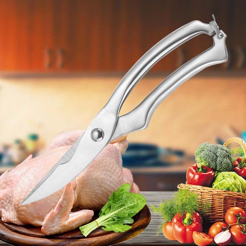 Kitchen Shears Cutter MULTIPURPOSE Poultry Fish Chicken Bone Kitchen ...