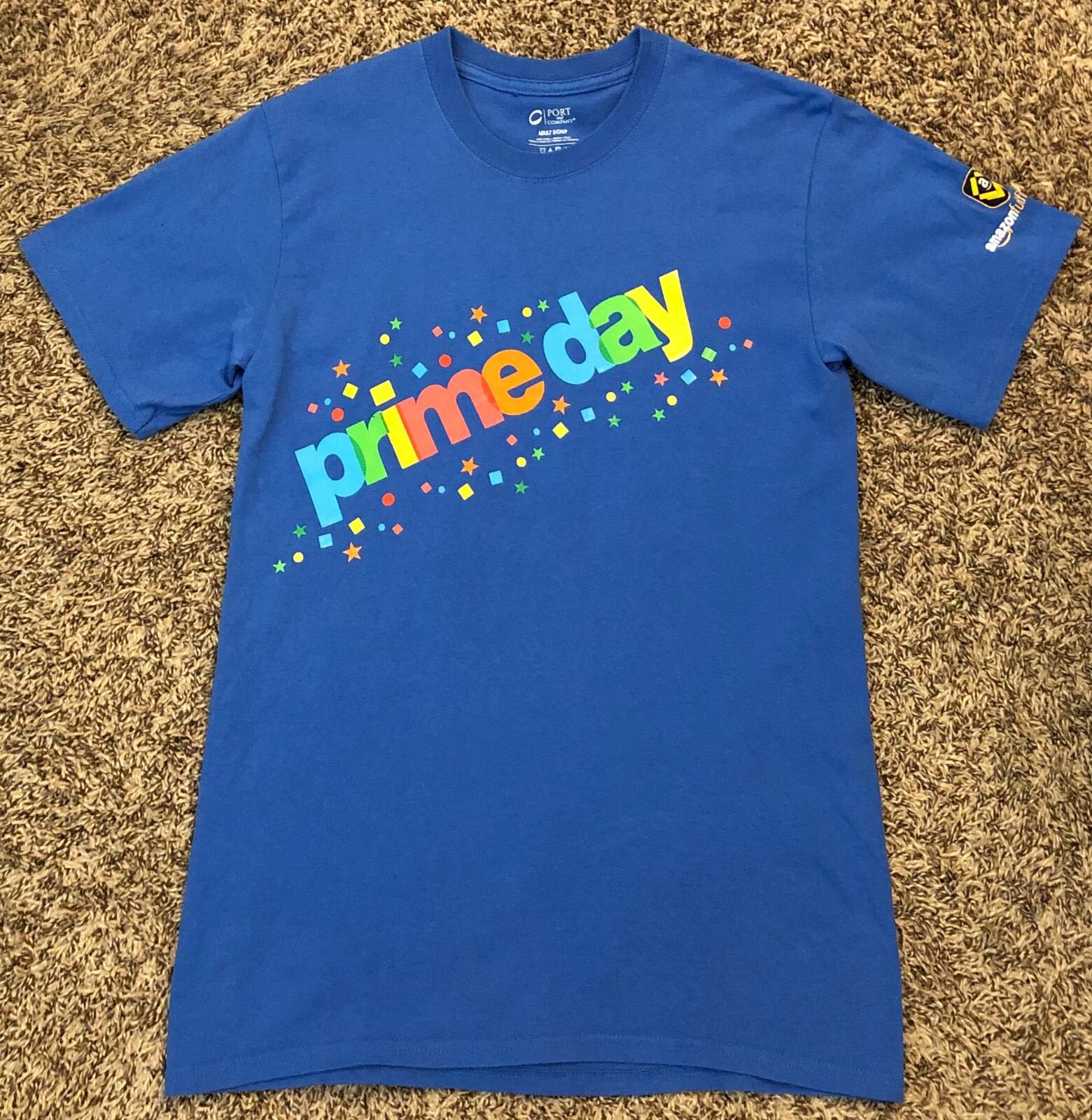 Amazon Official Prime Day I Delivered! Amazon Fulfillment Men's T-Shirt ...