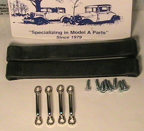 1928-1929 Model A Ford 8" Door Check Strap Set, with Footman Loops and ...