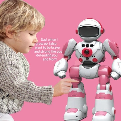 with Record Voice RC Robot Intelligent Voice Robot Boys and Girls | eBay