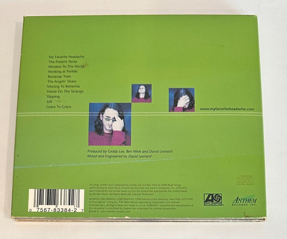 Geddy Lee My Favorite Headache CD | eBay