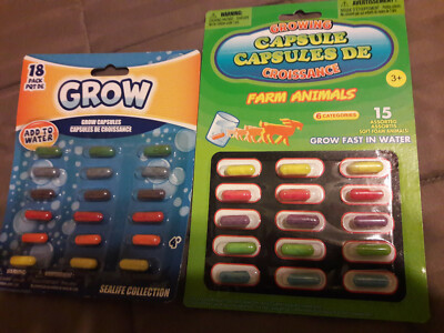 30+ "Grow Capsules": Sealife Collection [15+] + FARM ANIMALS [15] | eBay