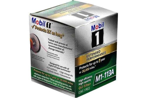 M1-113A Mobil 1 EP Oil Filter Protects up to 1 Year or 32000KM HP-1017 ...