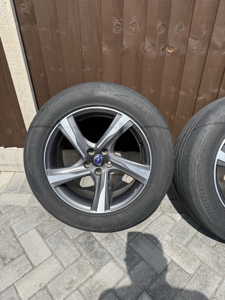 VOLVO XC60 R-DESIGN 2013-2017 Set of 18" Alloy Wheels & Tyres 235/60/18 ...