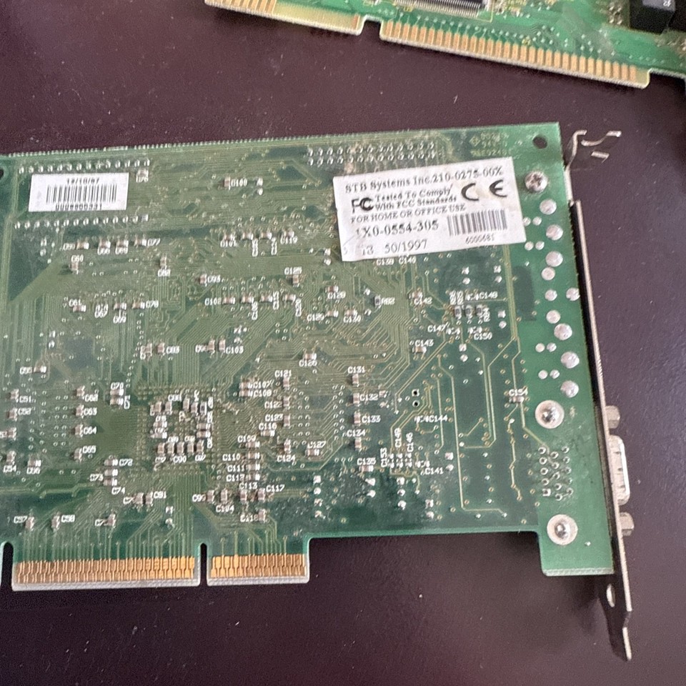 STB Velocity Riva 128 AGP Graphics Card GeForce Dos Retro Gaming #C43 ...