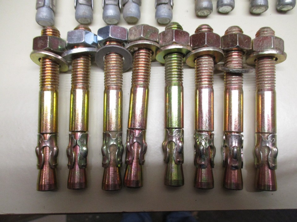 JOB LOT of 18 M12 THROUGH / ANCHOR BOLTS, NEW. | eBay UK