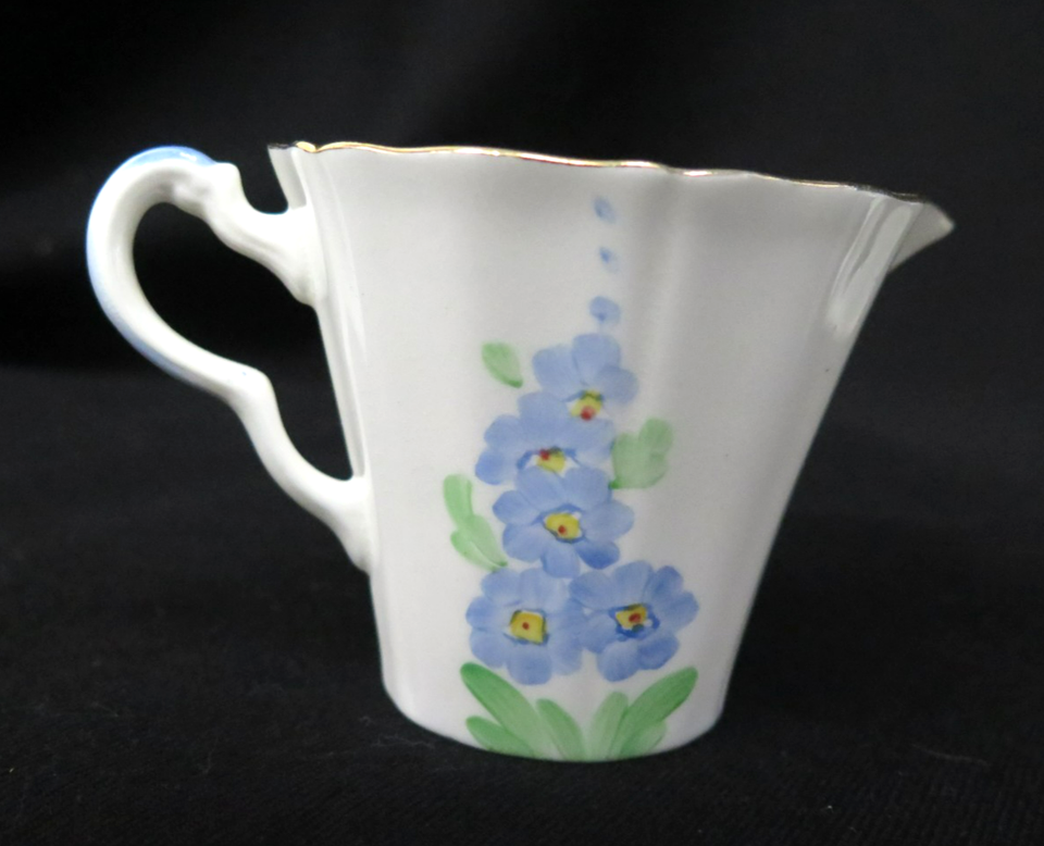 Huges Fenton Paladin China White Hand Painted Floral Design Tea Set ...