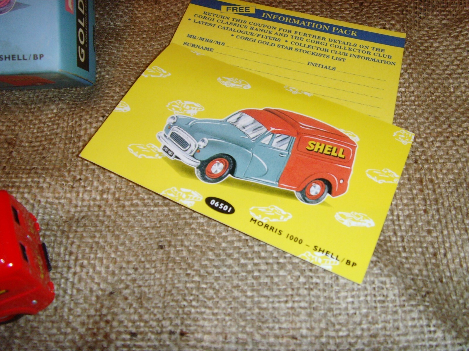 Gorgi limited edition Morris Minor Van Shell van | eBay