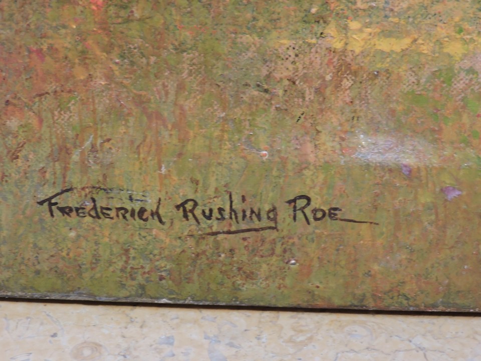 Fredrick Rushing Roe Oil Painting Gypsy Caravan | eBay