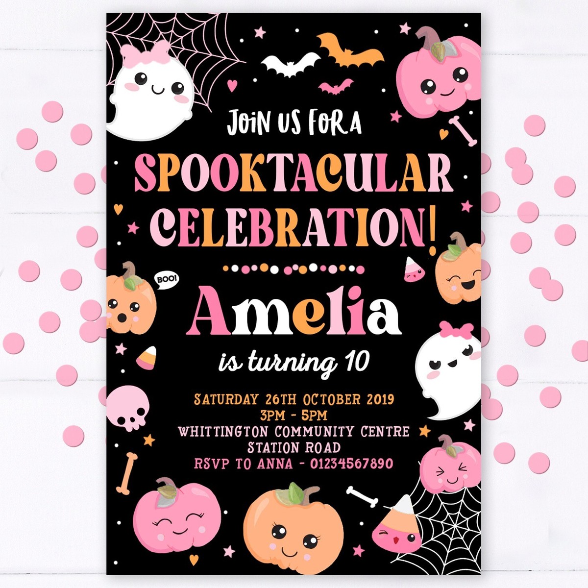 Birthday Invitations Halloween