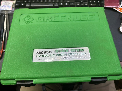 Sets - Hydraulic - Greenlee 7806Sb Quick Draw Hydraulic Punch