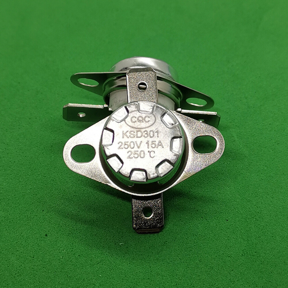 1pc KSD302/301 15A 250°C / 482°F Degree Celsius N.C. Ceramic ...