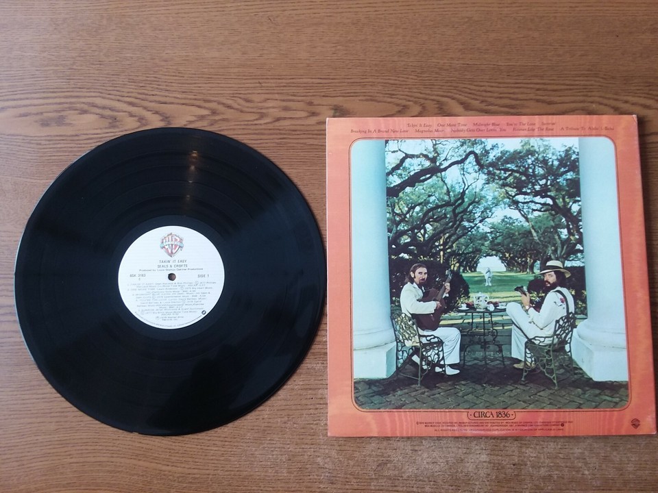 1978 MINT-EXC Seals & Crofts Takin' It Easy BSK 3163 WHITE WB LABELS ...