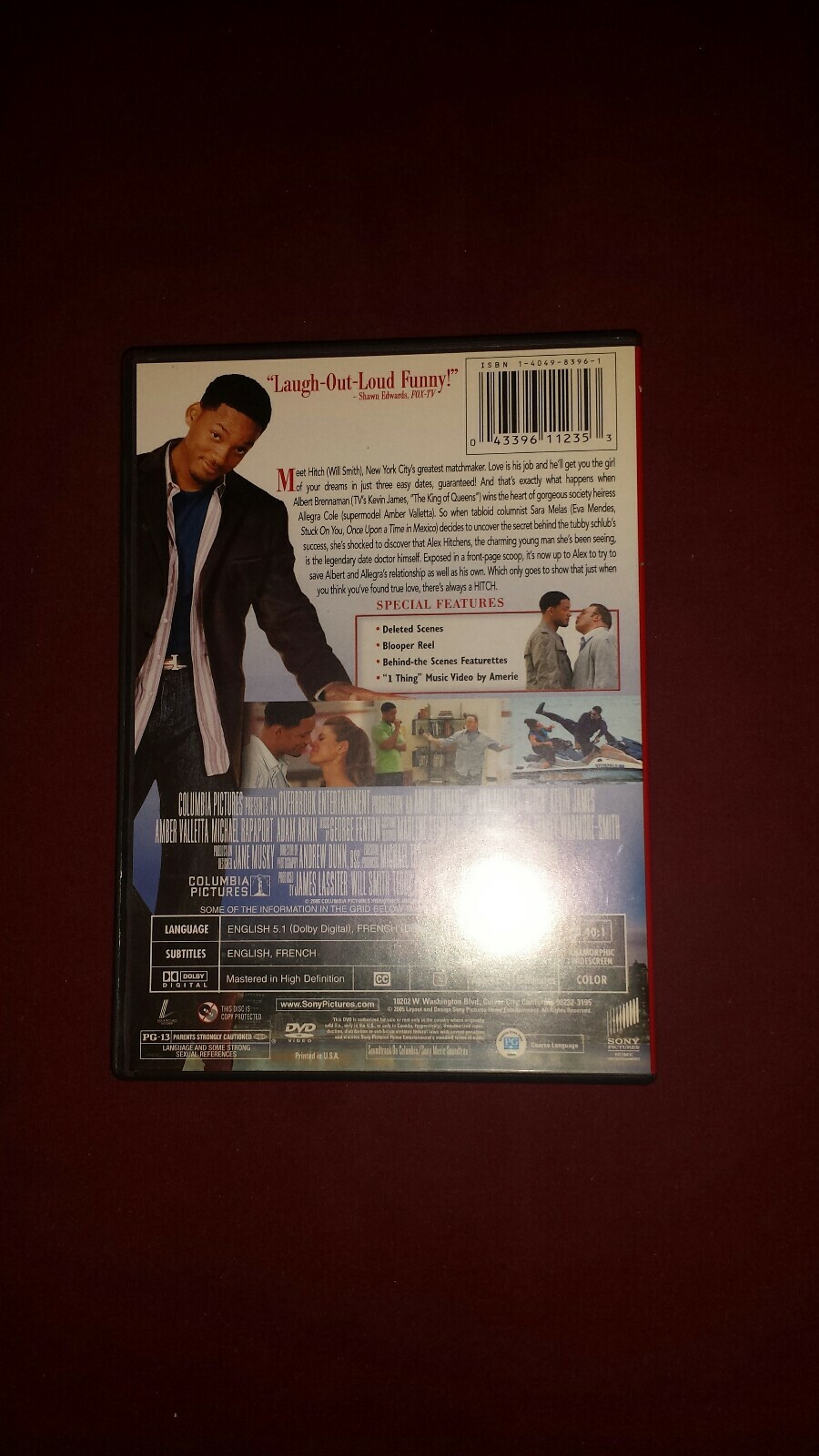Hitch (2005 Widescreen DVD) Columbia Pictures, Will Smith | eBay