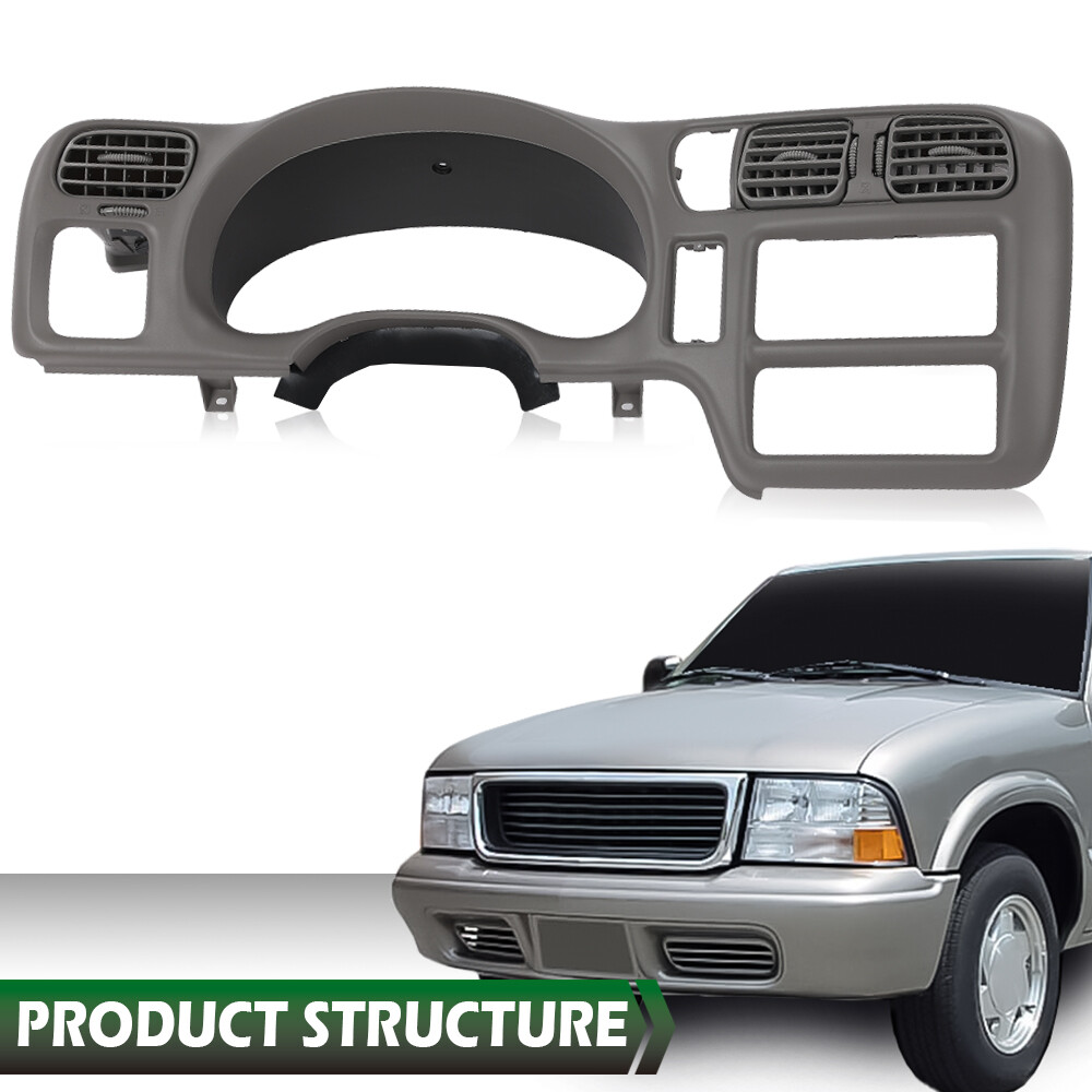 Gray Fit For 1998-2005 Chevy S10 Blazer GMC Jimmy Dash Radio Cluster ...