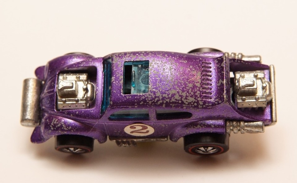 B12 Mattel Hot Wheels Redline 1971 Purple Evil Weevil - PAINT POPS | eBay