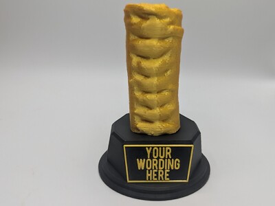 Personalised Sausage Roll Trophy, Sausage Roll Lover, Cheeky Sausage ...