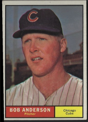 1961 Topps Bob Anderson /*- Chicago Cubs #283 | eBay