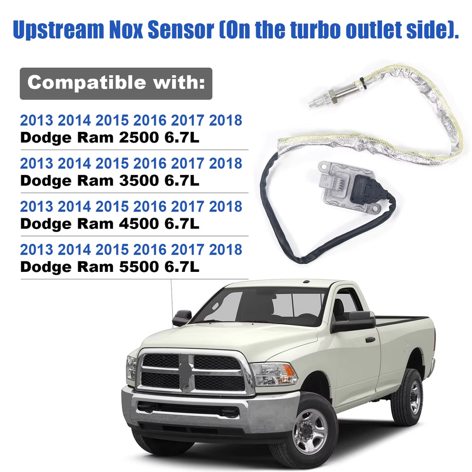 For 13-18 Dodge Ram 6.7L Inlet Nox Nitrogen Oxide Sensor Replace ...