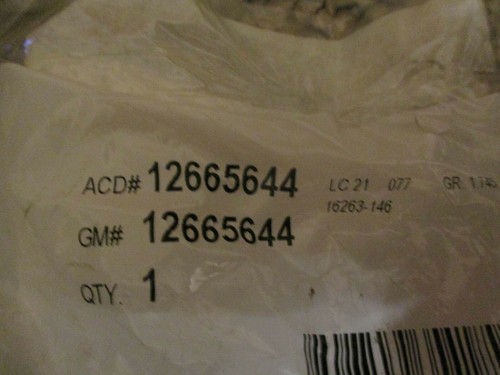 Genuine GM PCV Valve 12665644 new | eBay