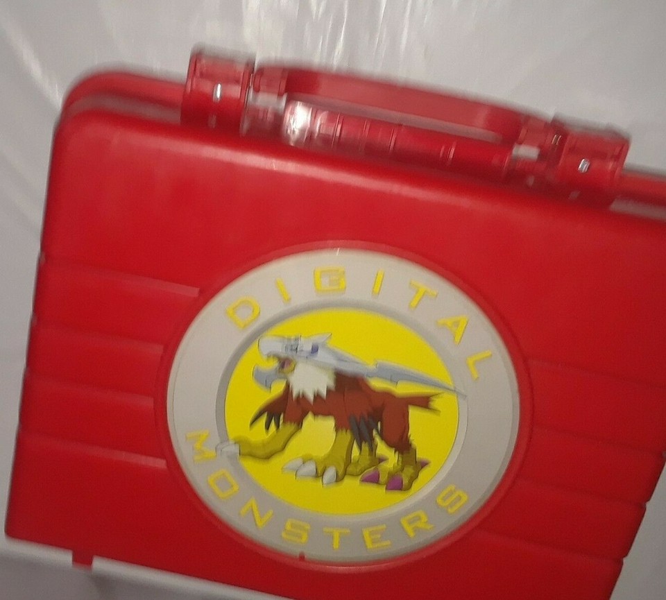Digimon Red Carrying Case & Board Game for Minis! Rare! | eBay