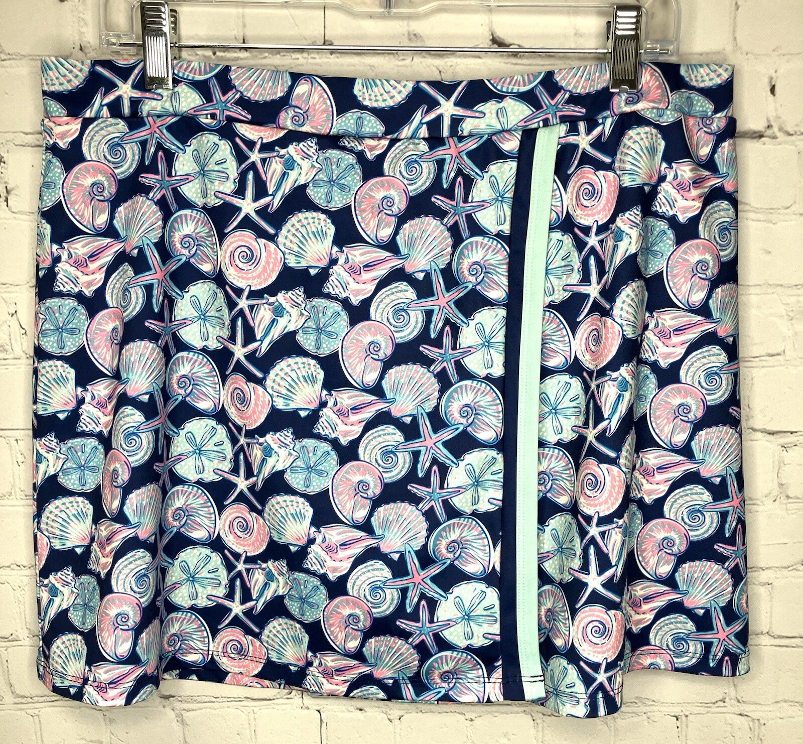 Simply Southern Seashell Skort Blue & Pink - Gem