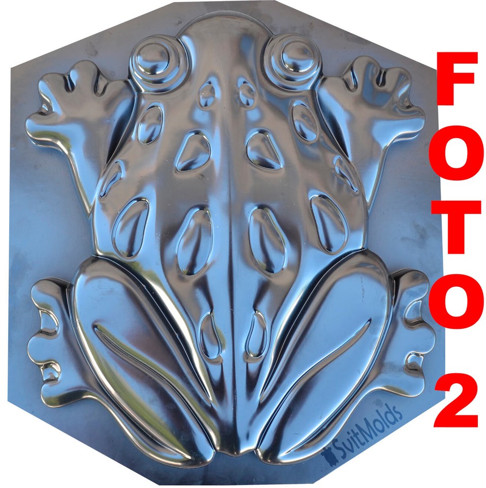 Concrete Mold DIY Frog Stepping Stone ABC Plastic Toad Decor Path ...