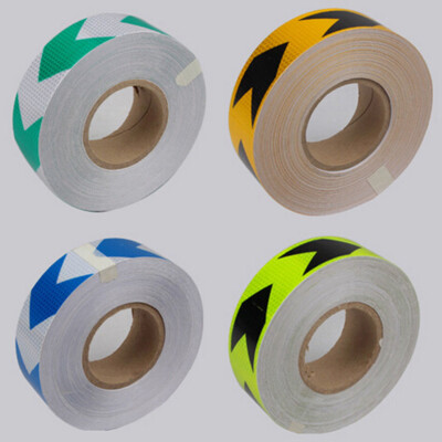 3M 10M 25M 38M Arrow Reflective Tape Conspicuity Sticker Safety Warning ...