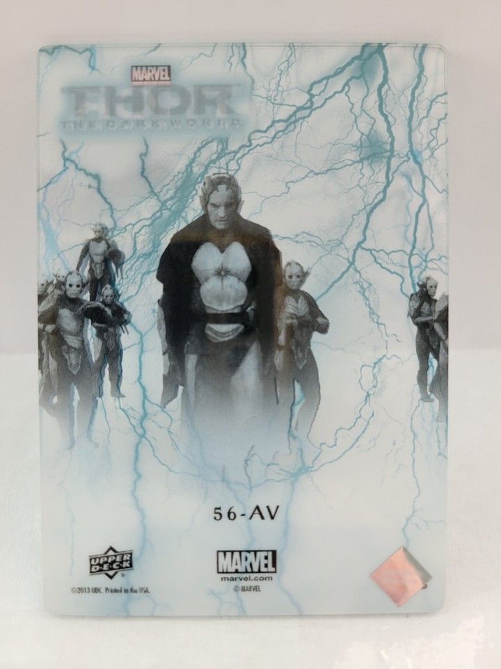 2013 Upper Deck Marvel Thor Aether Variant Thor Dark World Movie #56-AV ...