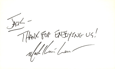 Mark Kevin Lewis Signed Auto 3x5 Index Card Zootopia | eBay