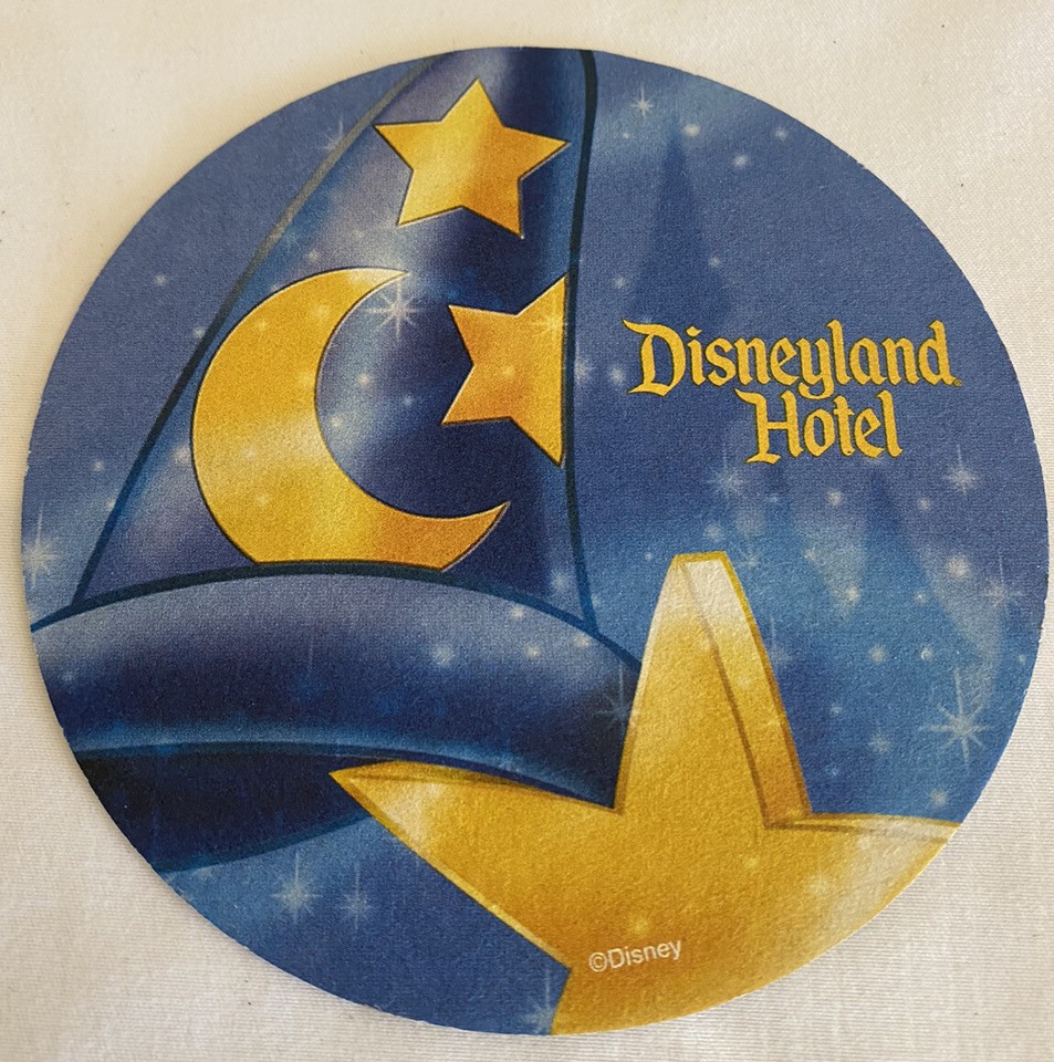Disneyland Hotel Mickey Wizard Sorcerer Paper Coasters Set 2 | eBay