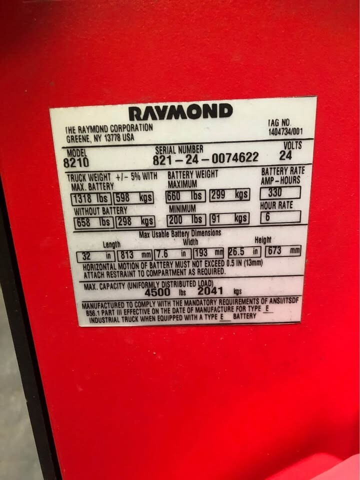 Raymond ACR 8210 Electric Motorized Walkie Pallet Jack | eBay