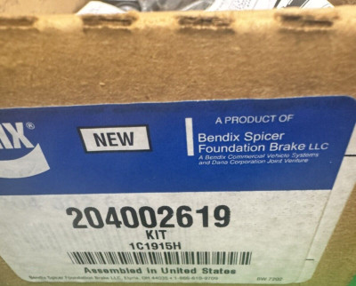 Bendix Brake Hardware KIT 204002619 ONE SIDE SHIPS FREE | eBay