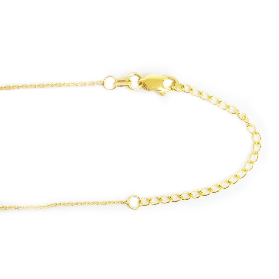 14K Yellow, Rose Pink, or White Gold 3 Inch Chain Necklace Extender | eBay