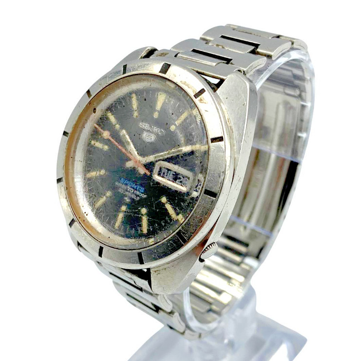 VINTAGE SEIKO 5 Sports Automatic diver watch Takeshi … - Gem