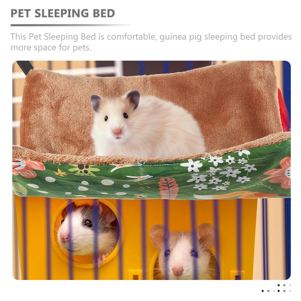 Small Pet Cage Hammock Rat Bird Parrot Hanging Warm Bed Bird Hut ...