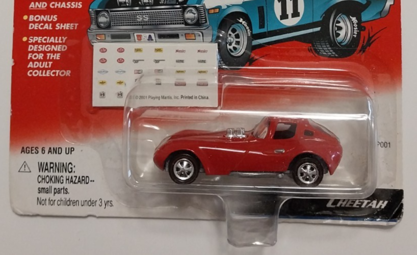 1/64 JOHNNY LIGHTNING: CHEETA - REBEL RODS SERIES - RARE RED CAR AND ...