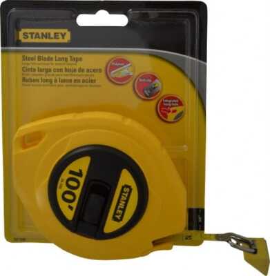 Stanley 34-106 Tape Measure: 3/8" Blade, 1/8" Graduation, 100 Feet | eBay