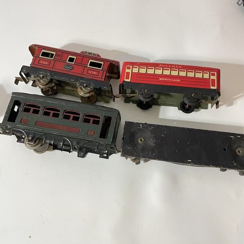 Vintage Marx 556 O-Gauge Pull Cars Box cars Lot of 4 Damaged | eBay
