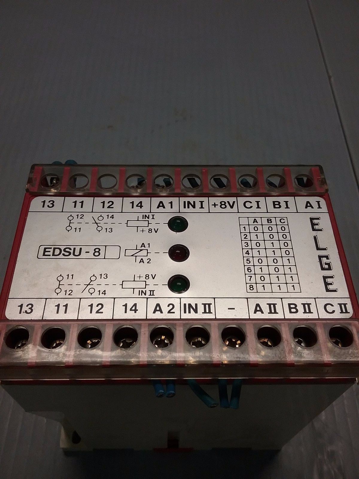 ELGE Relay EDSU-8_EDSU8_24V | eBay