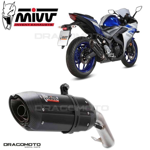 Exhaust YAMAHA YZF R3 2017 2018 MIVV Suono Black | eBay
