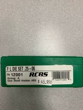 RCBS Reloading 6.5mm-06 Full Length Die Set 27801 for sale online | eBay