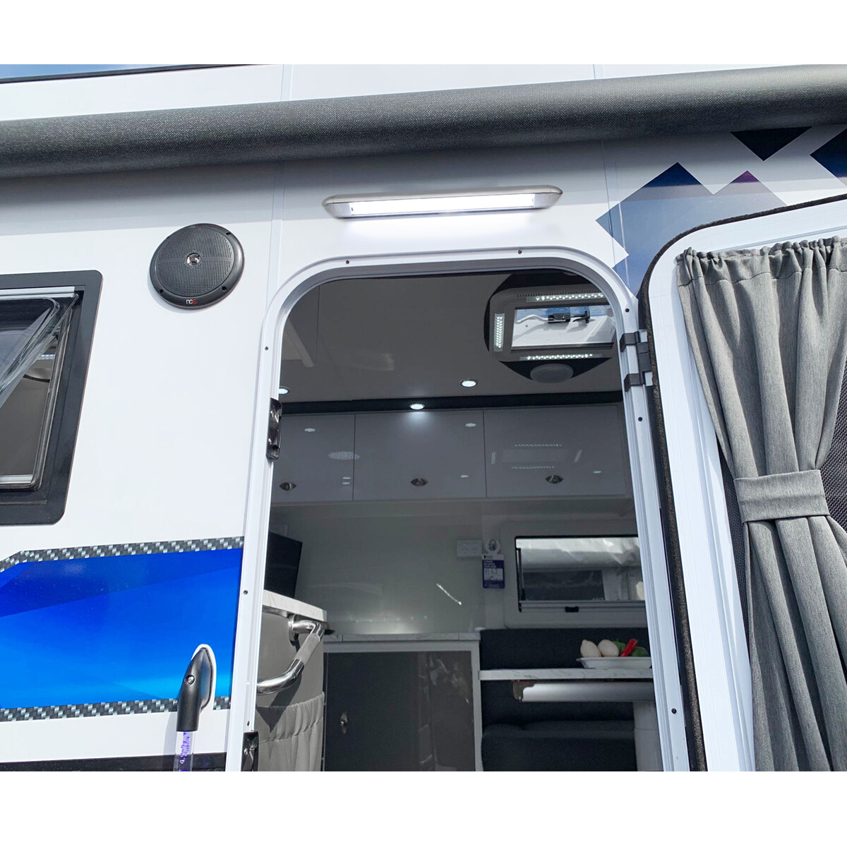 Caravan Awning Lighting 12v LED Outside Lights Waterproof Motorhome 11 ...