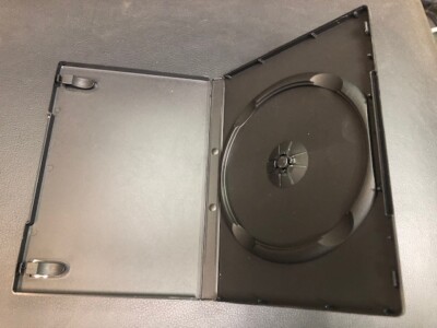 24 PCS 14MM STANDARD SINGLE DVD CASES, BLACK, NO LOGO A GRADE FREE SHIP ...