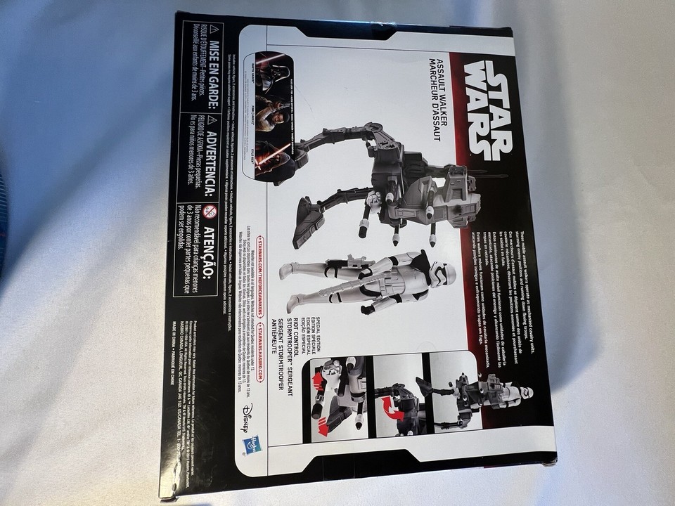 Hasbro Star Wars Assault Walker With Riot Control Stromtrooper Sergeant ...