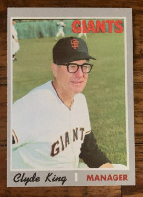1970 TOPPS BASEBALL CLYDE KING #624 NRMT | eBay