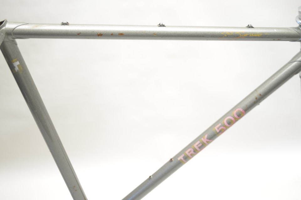 TREK 500 REYNOLDS 501 LUGGED 700c WHEEL BICYCLE 54 CM FRAME SET 126 MM ...