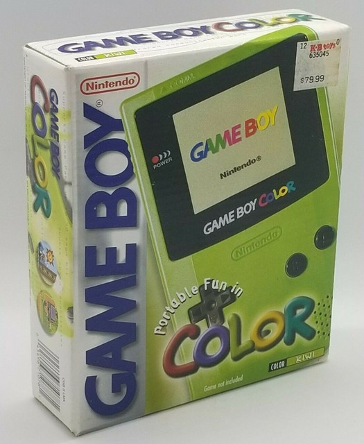 Nintendo Game Boy Color Launch Edition Kiwi Handheld System for sale ...