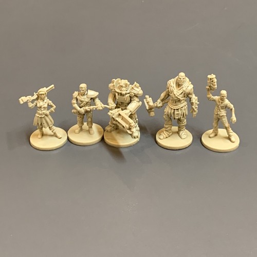 NEW LOT 5 fallout FFG bethesda board game mini figures Rare | eBay